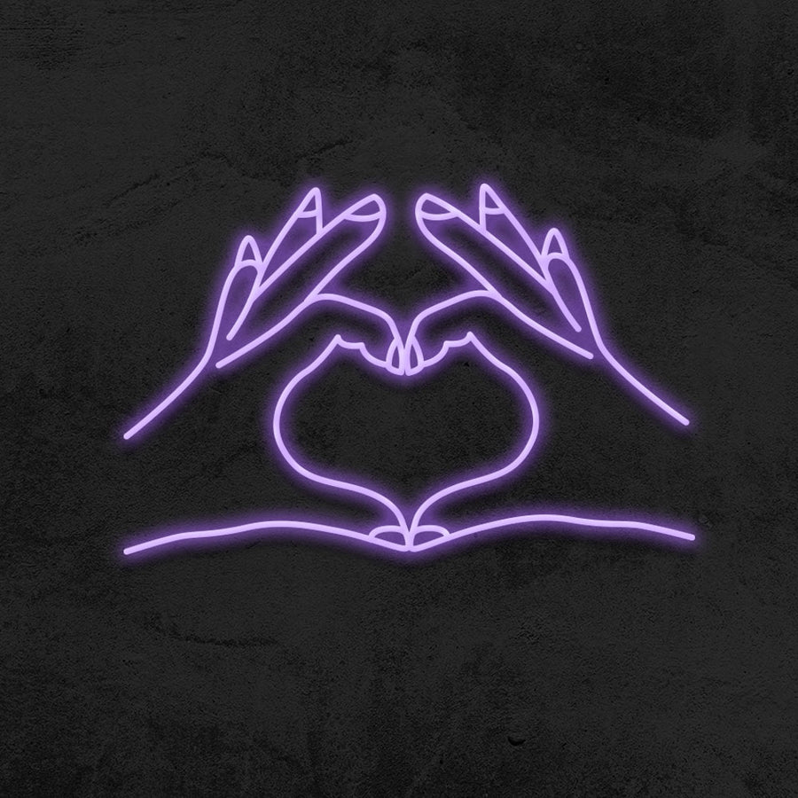 Heart Hands - LED Neon Sign – MK Neon