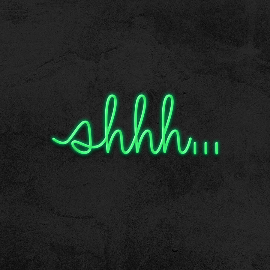 Shhh - LED Neon Sign – MK Neon