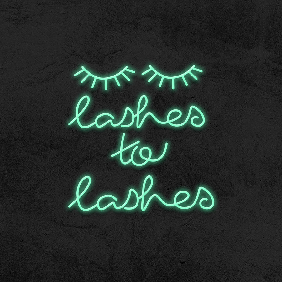Lashes to lashes - LED Neon Sign – MK Neon