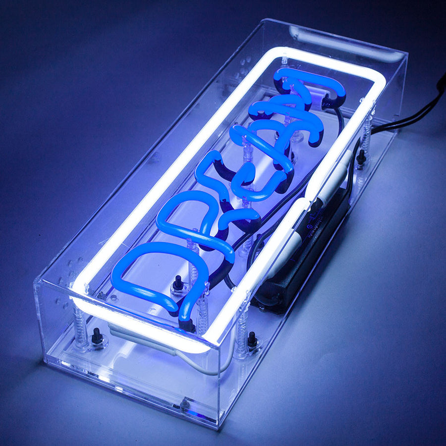 DREAM Neon Sign in Acrylic Box – MK Neon