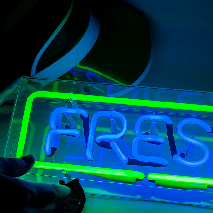 FRESH Neon Sign in Acrylic Box | Free Shipping | MK Neon