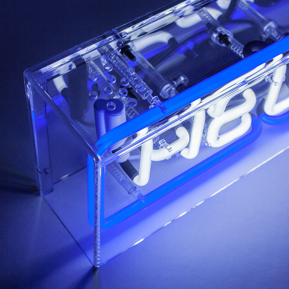 HELLO Neon Sign in Acrylic Box | Free Shipping | MK Neon