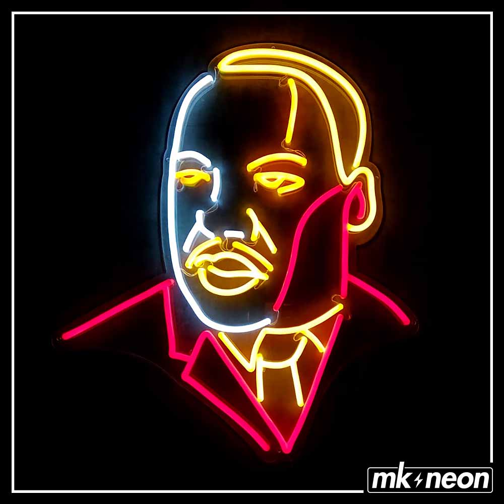 Martin Luther King MLK - LED Neon Sign – MK Neon